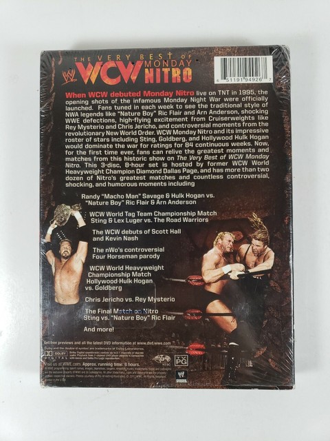 WWE: The Very Best of WCW Monday Nitro (DVD, 2011, 3-Disc Set) for sale ...