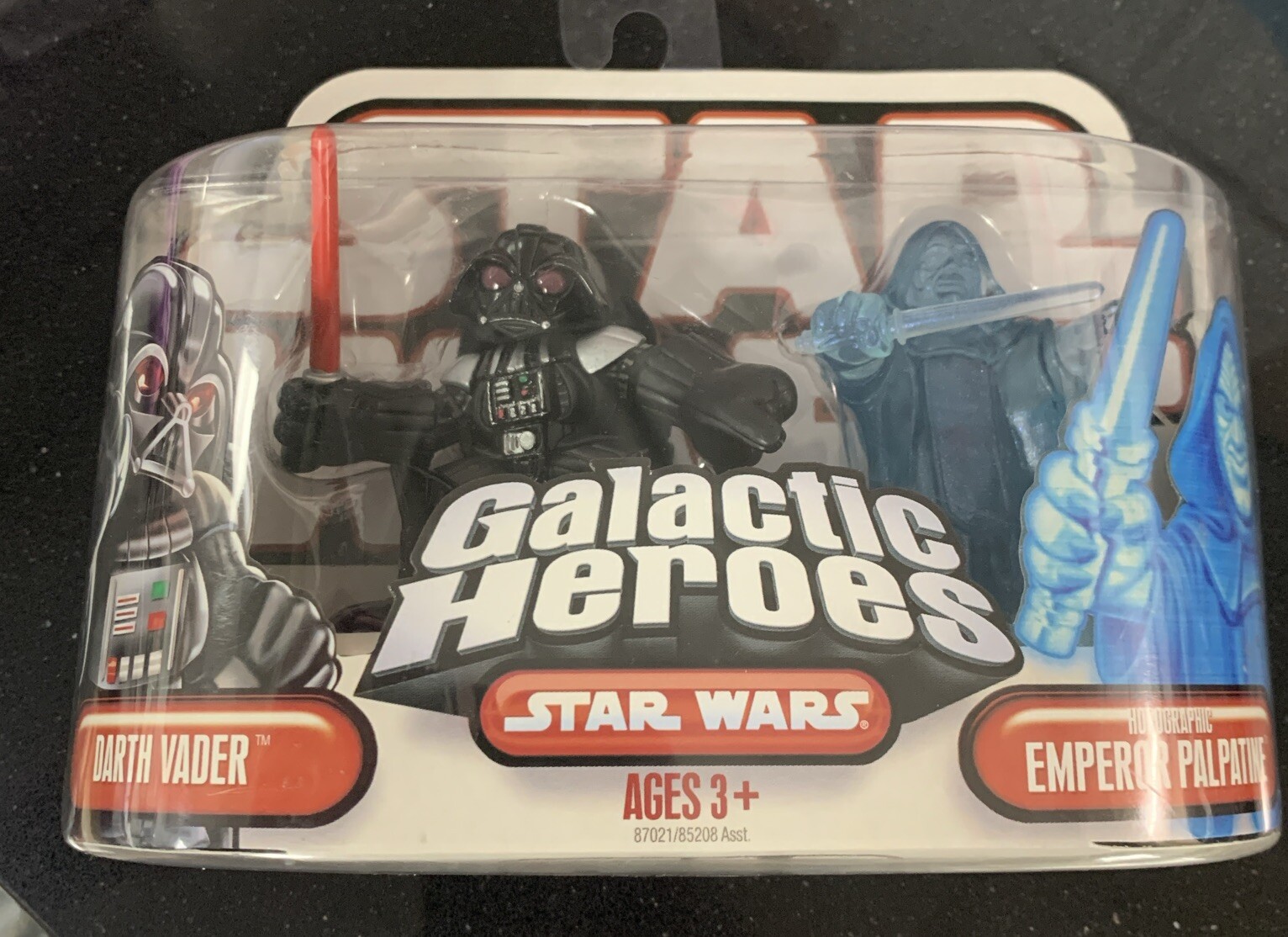 Hasbro Star Wars Galactic Heroes Darth Vader & Holo Emperor Palpatine ...