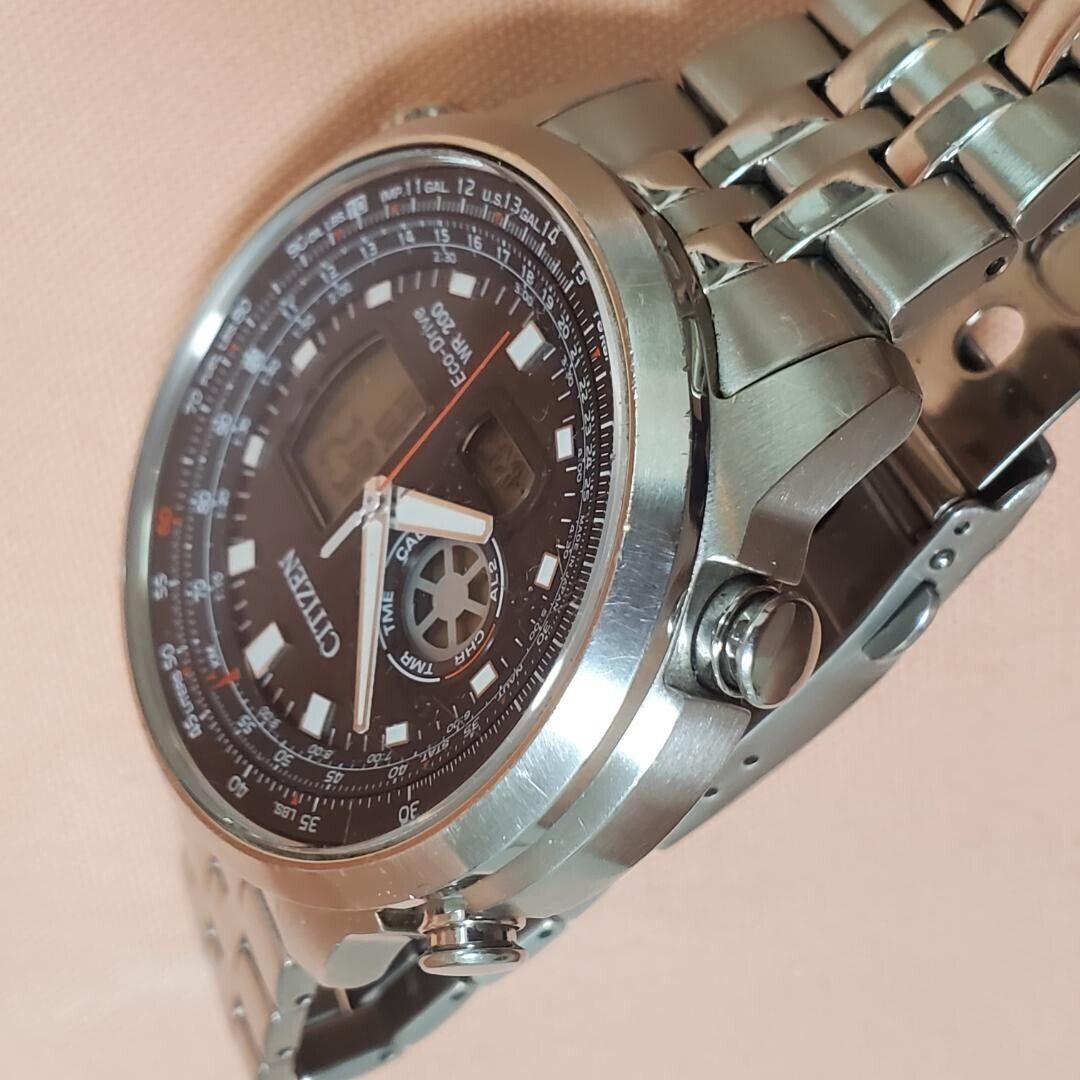 CITIZEN PROMASTER U200-R005634 Analog Digital Solar 46mm CITIZEN PROMASTER U200-R005634 Analog Digital Solar 46mm