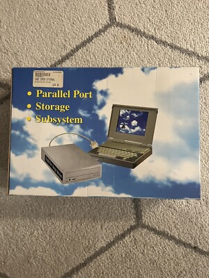 RARE Vintage Parallel Port Storage Subsytem IDE / ATAPI AOKIDE Ver. 2. ...