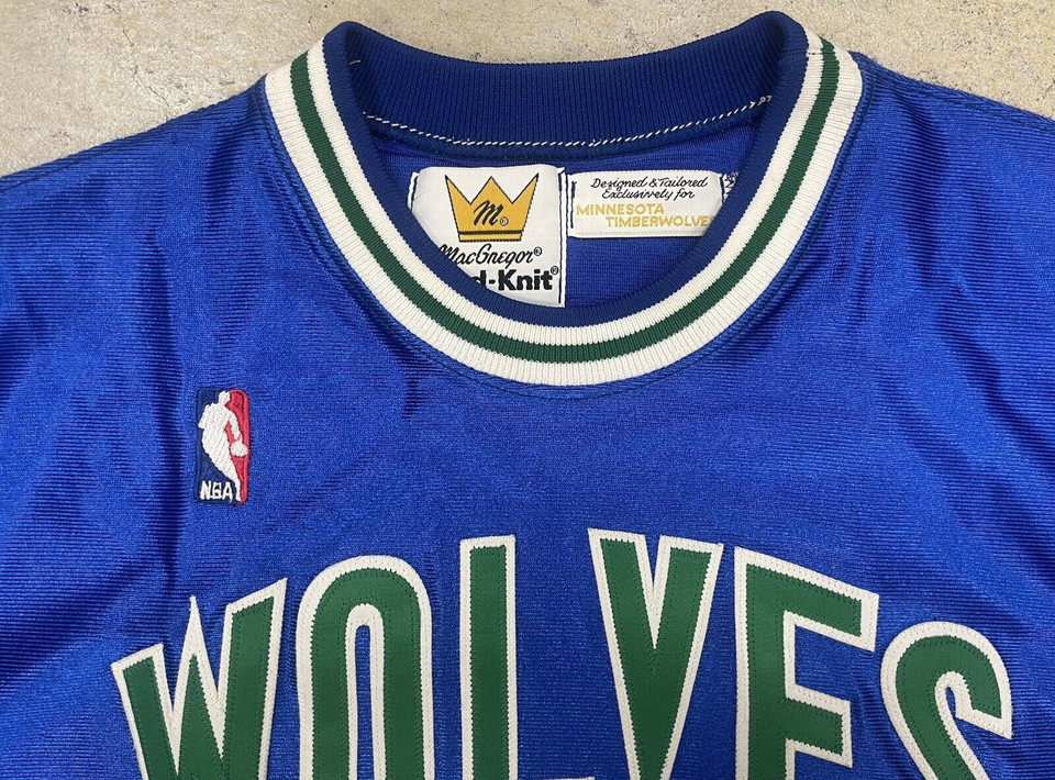 1989 Inaugural Season MacGregor Sand-Knit Minnesota Timberwolves NBA ...
