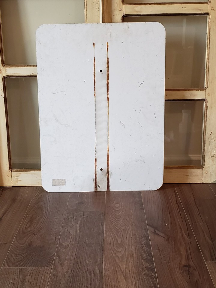 Vintage No Smoking Large Heavy Metal Sign, Chippy & Worn, True Aged ...