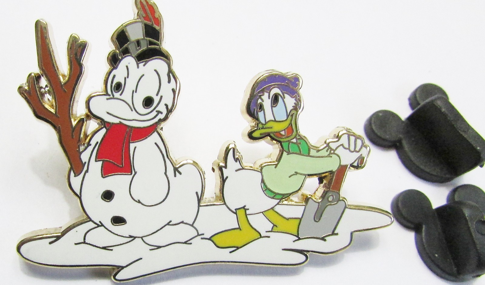 Disney Auctions Donald Duck Snowman Pin | eBay