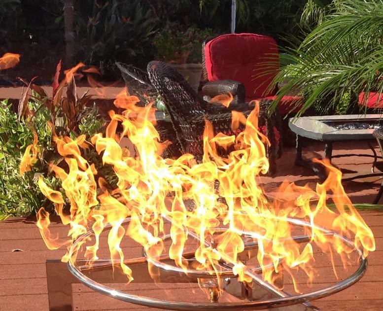 EasyFirePits CK+ Kit; Deluxe DIY Build Your Own Propane Fire Pit Kit ...