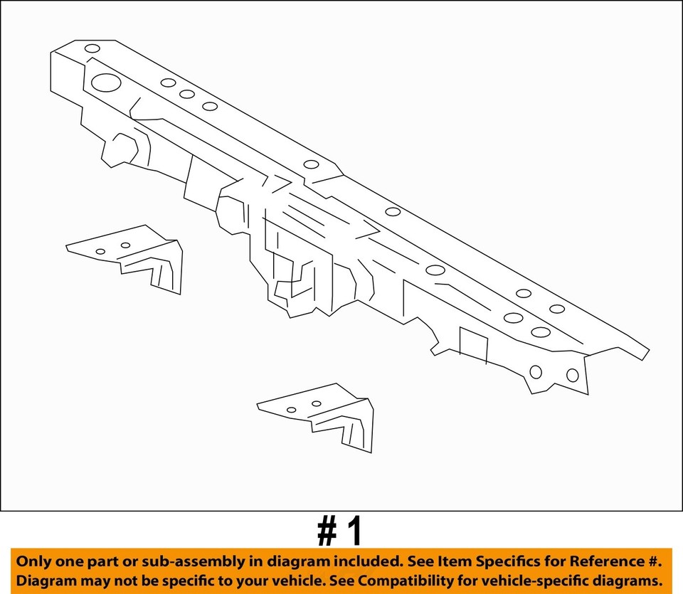 TOYOTA OEM 18-24 Camry Radiator Support-Upper Tie Bar 5320506901 | eBay
