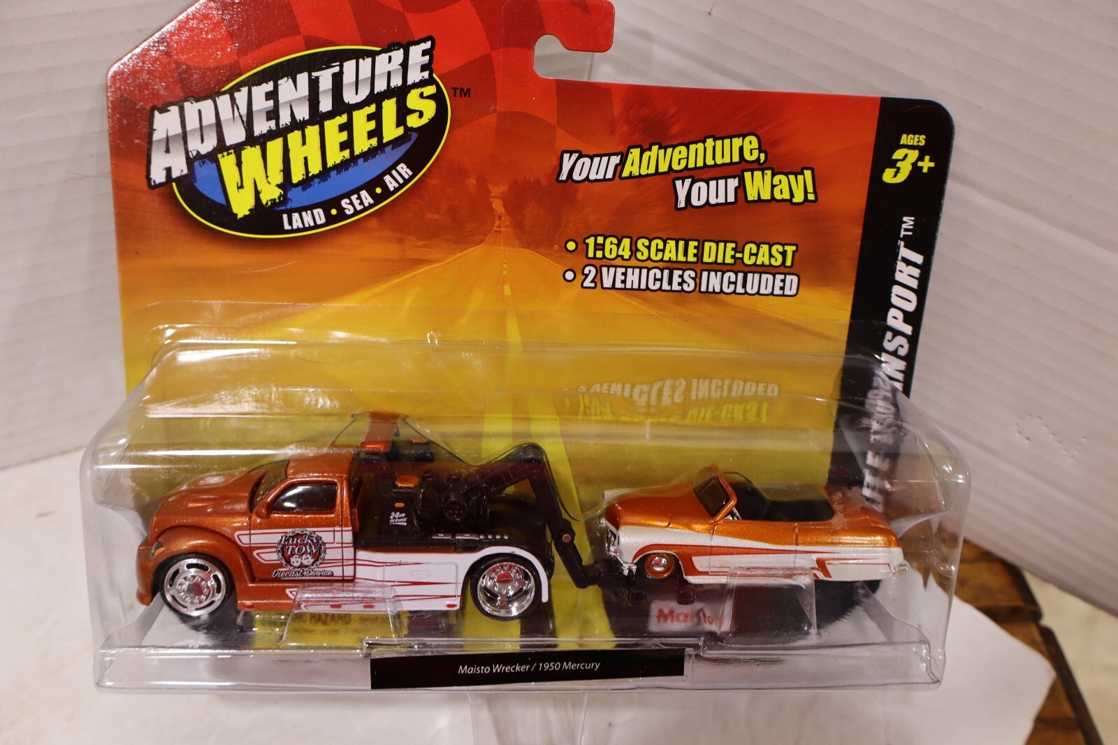 Maisto Adventure Wheels Elite Transport, Maisto Wrecker 1950 Mercury | eBay