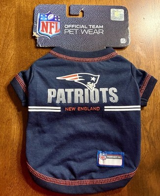 NFL Team Jersey Pet Ware New England Patriots Dog Tee Shirt XS | eBay