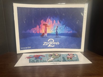 Destination D23 Zootopia 2 & Macy’s Thanksgiving Day Parade Print Set ...