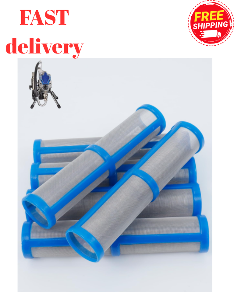 Pump Manifold Filter 6Pcs 100 Mesh 246382 Short Type Compatible w/Graco ...