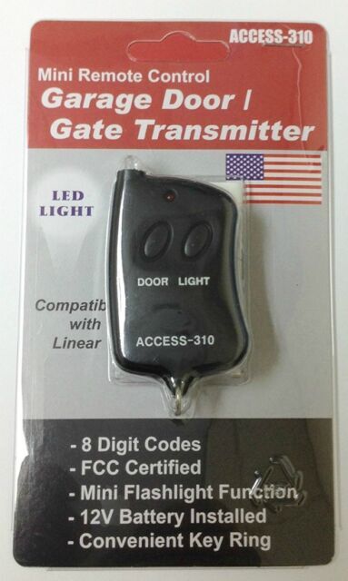 Access Mini 8 Digit Codes Dip Switch Remote Garage Gate Opener - 310 ...
