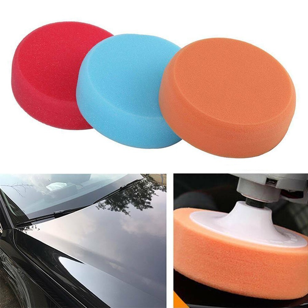 Durable New Practical Polishing Sponge Heads Soft THREADS 150mm 3PCS ...