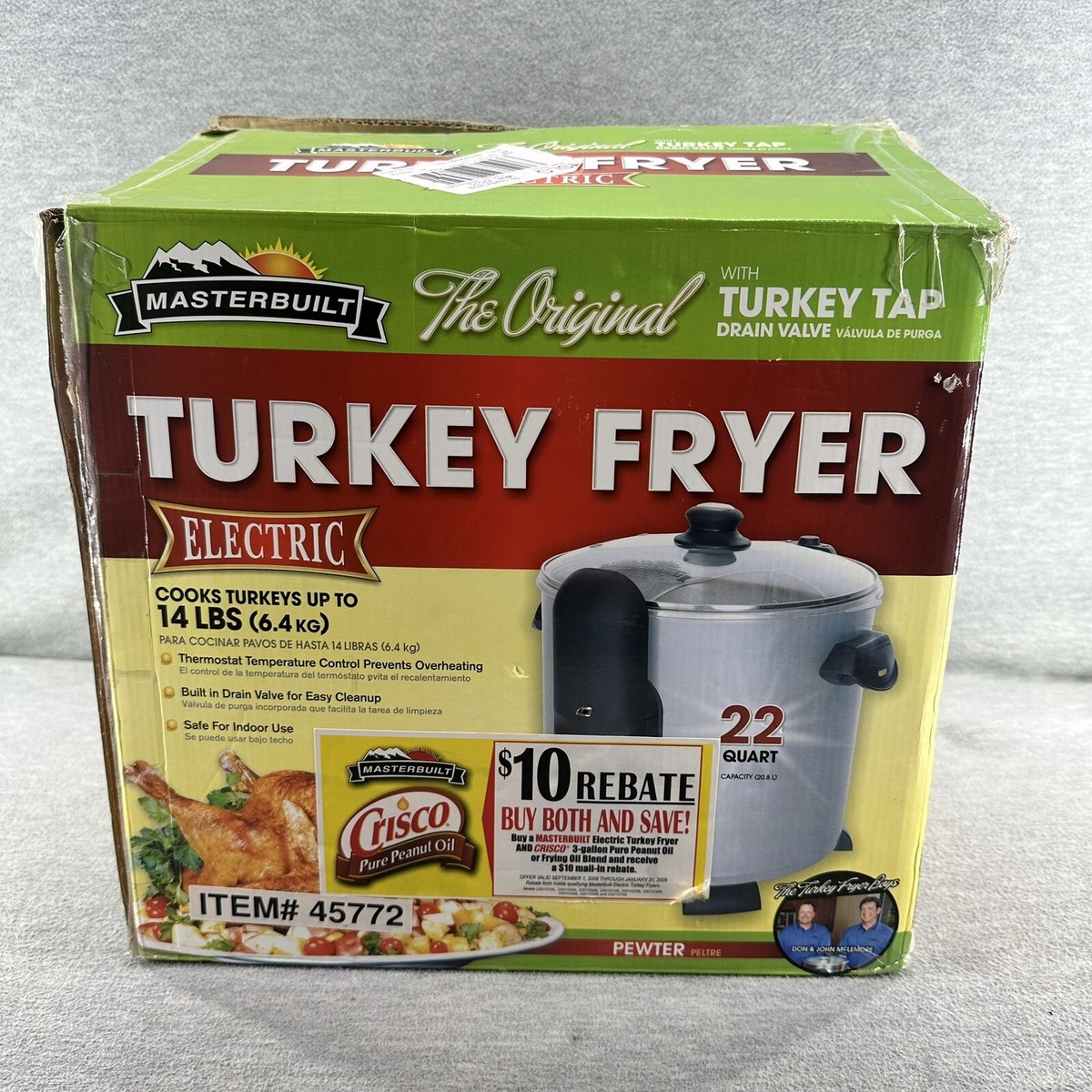 Masterbuilt Electric Turkey Fryer And Seafood Turk N' Surf Electric