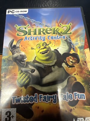 Shrek 2 Activity Centre: Twisted Fairy Tale Fun PC Game CD Rom 2002(b25 ...