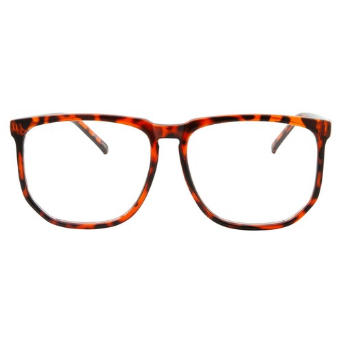 XL OVERSIZED VINTAGE RETRO Style Clear Lens Square Frame Nerd EYE ...