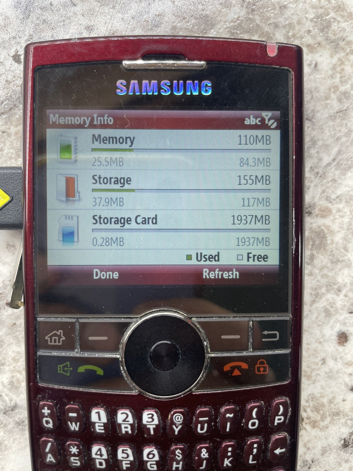 Samsung BlackJack II SGH-I617 - Red (AT&T) Smartphone for sale online ...