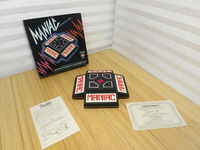 Vintage Maniac Electronic Game Ideal 1979 with Original Box - Tested ...