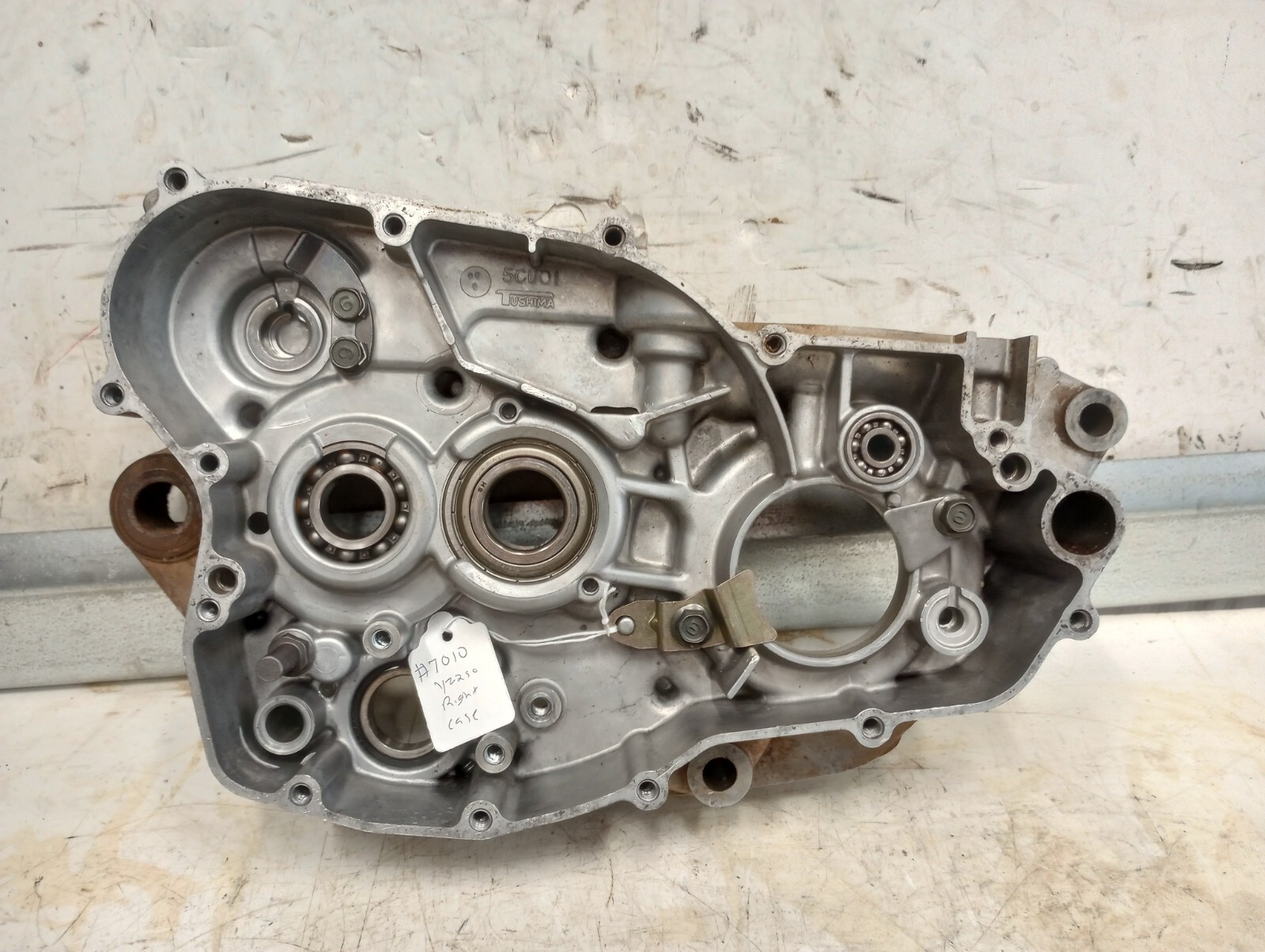 2000 Yamaha Yz250 Right Side Engine Motor Crankcase Crank Case 00 YZ ...