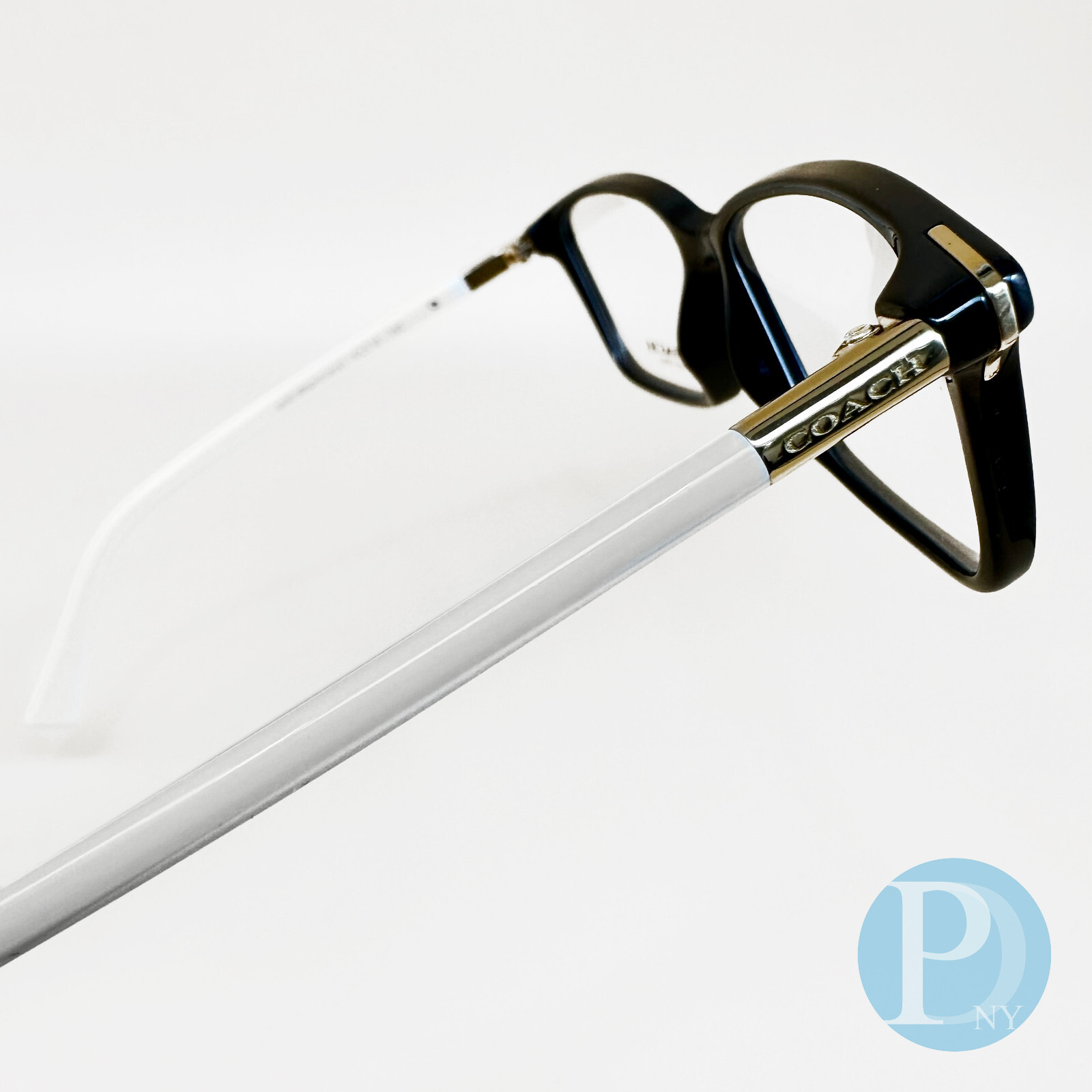 COACH HC6077 / 5340 Eyeglasses 53-15-135mm - BLACK/IVORY 100% Original ...