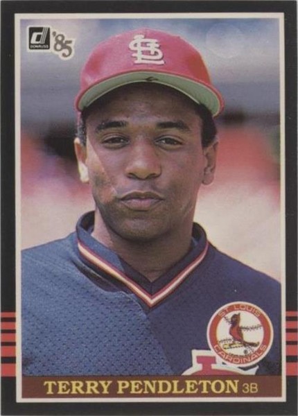 1985 Donruss - Terry on Front #534 Terry Pendleton (RC) for sale online ...