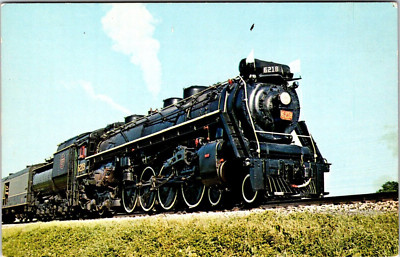 Postcard Canadian National 6218, Northern-type locomotive, Kingston ...