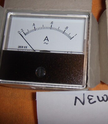 NEW DEREE AMPMETER 0 TO 5 MOVING IRON METER ORG #910-0366 | eBay