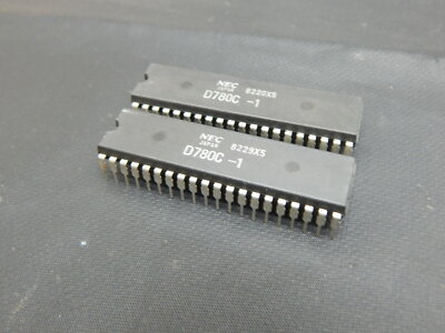 NEC D780C-1 UPD780C-1 Microprocessor 8 Bit 40 Pin DIP - LOT OF 2 IC'S -FAST SHIP | eBay