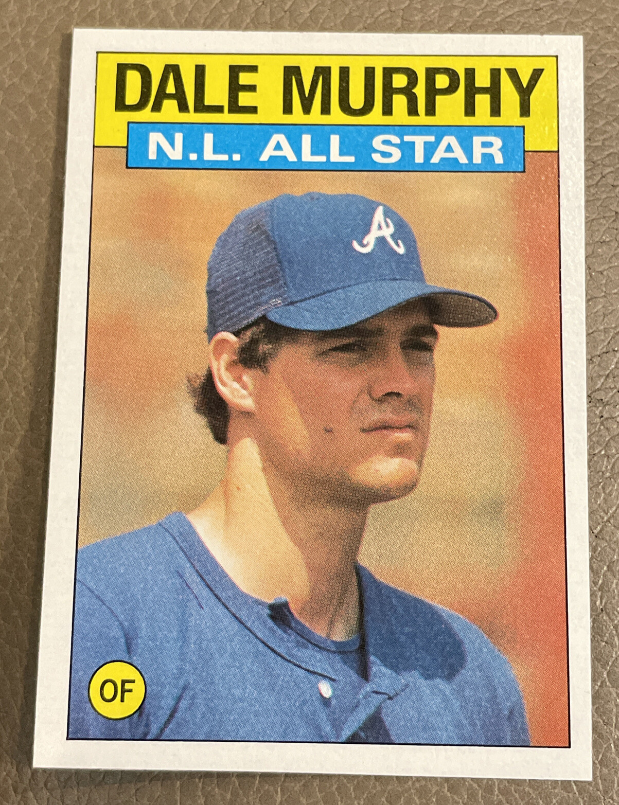 1986 Topps Baseball Card #705 Dale Murphy National League All Star ...
