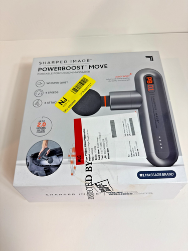 Sharper Image Powerboost Move Deep Tissue Travel Percussion Massager ...