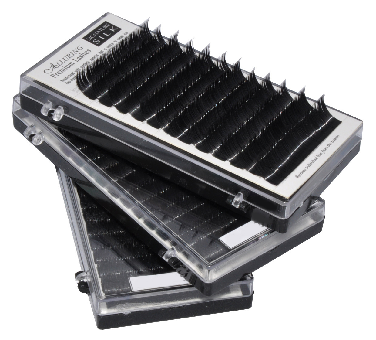Combo 3 trays Alluring Silk lashes B Curl .20 Eyelash Extension Highest ...