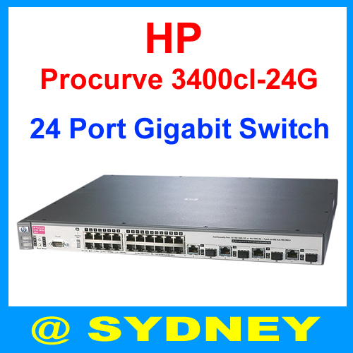 HP Procurve 3400cl-24G J4905A 24-Ports 1Gbps Gigabit Ethernet Switch ...