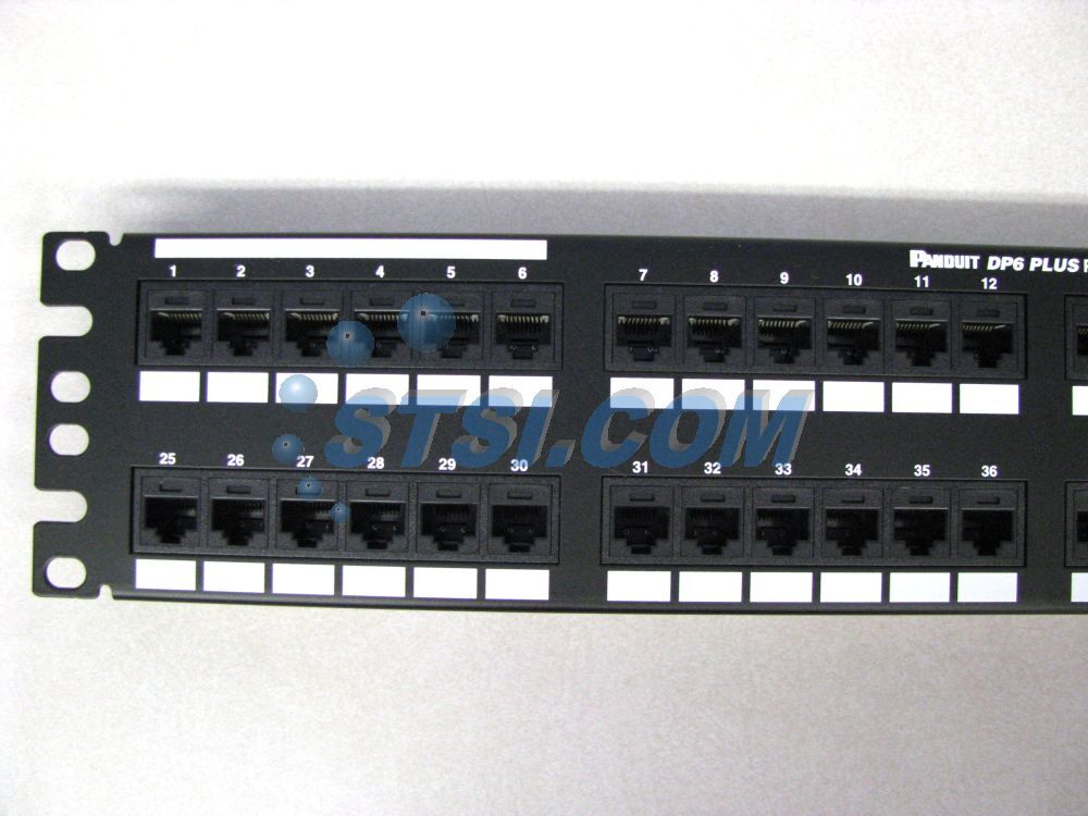Panduit DP48688TGY DP6 Plus 48-Port Cat6 Patch Panel ~STSI 623331806532 ...