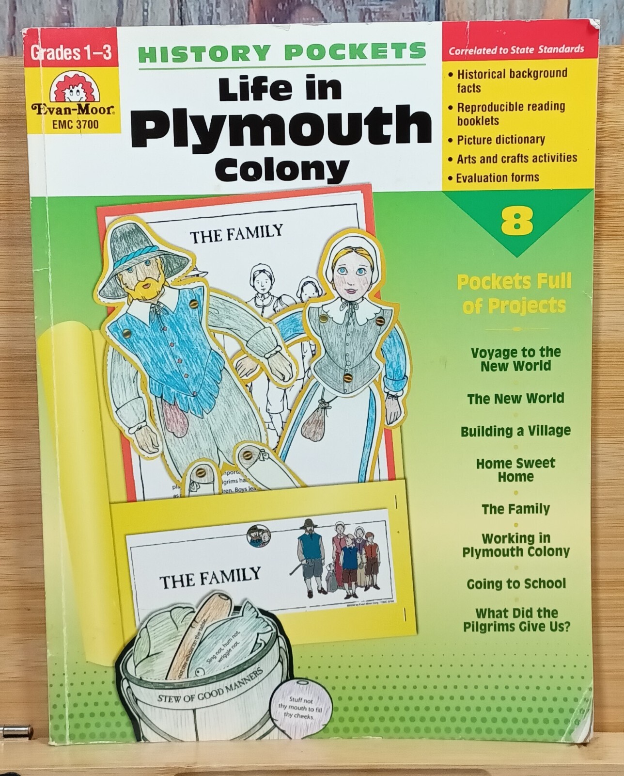 History Packets Life in Plymouth Colony Grades 1-3 (2003, Paperback ...