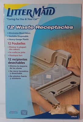 LitterMaid Cat Waste Receptacles 12 Pack LMR200 New | eBay