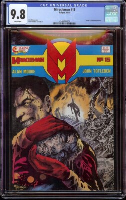 Miracleman # 15 CGC 9.8 White (Eclipse, 1988) Death of Kid Miracleman ...