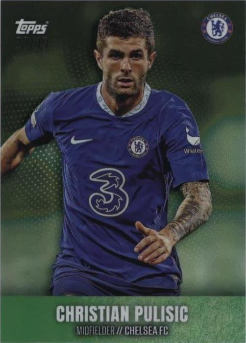 2022-23 Topps Chelsea Team Set - Christian Pulisic Green /49 for sale ...