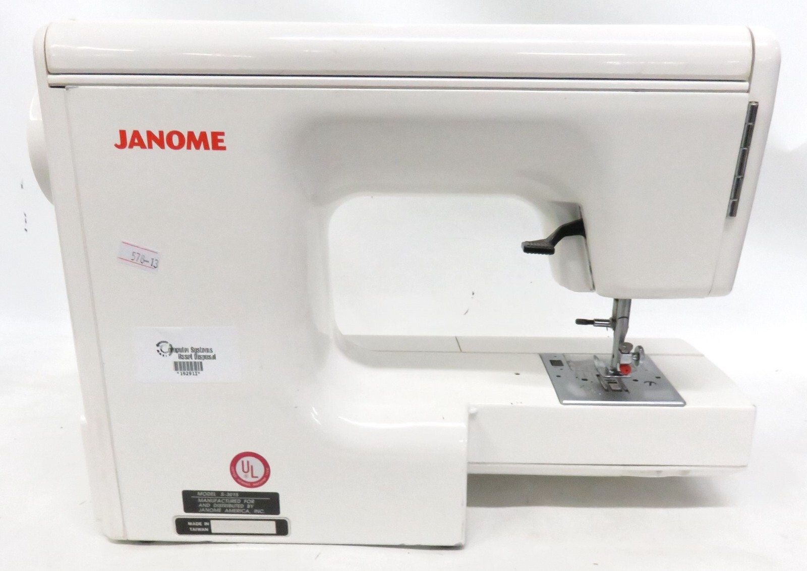 Janome Schoolmate S-3015 Sewing Machine * Machine Only* | eBay