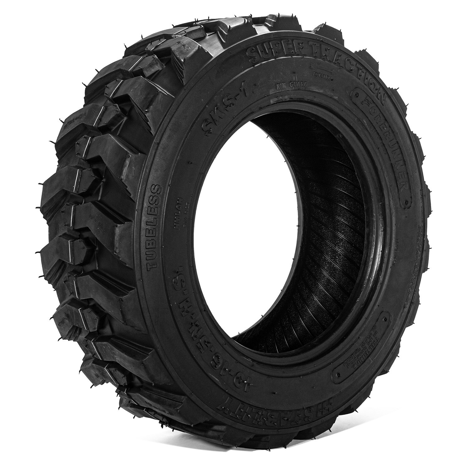 10x16.5 Skid Steer Tire 12PR Heavy Duty 10-16.5 Industrial Tire for ...