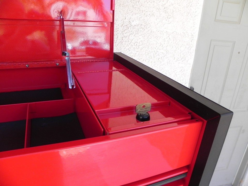 Snap-On "Dad's Dream Box" Fully Restored Candy Apple Red/Gold Flakes | eBay