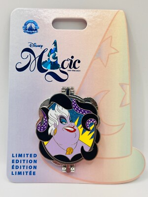 Disney Magic Hap-Pins 2023 Ursula Magical Transformation Folding Pin LE ...