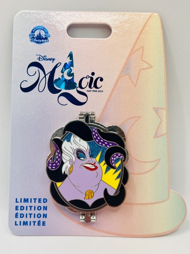 Disney Magic Hap-Pins 2023 Ursula Magical Transformation Folding Pin LE ...