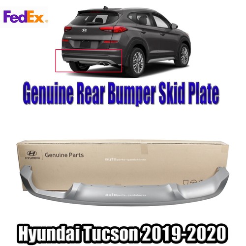 Genuine 86665D3510 Rear Bumper Skid Plate Silver For Hyundai Tucson ...