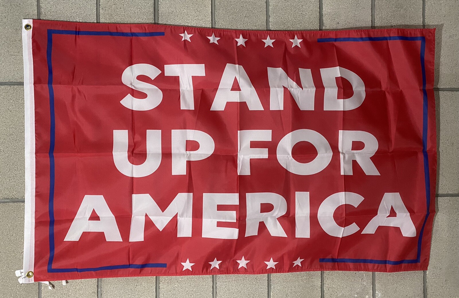 Stand Up For America Flag FREE USA SHIP Democracy Freedom Independence ...