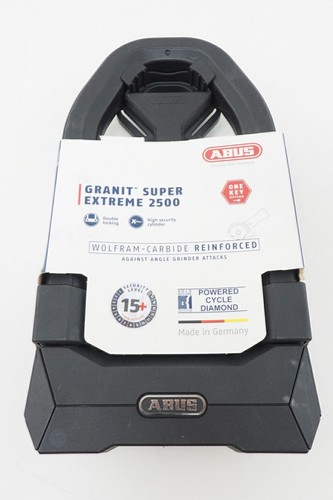 NEW! Abus Granit Super Extreme 2500 Bike Lock 4in x 9in | eBay