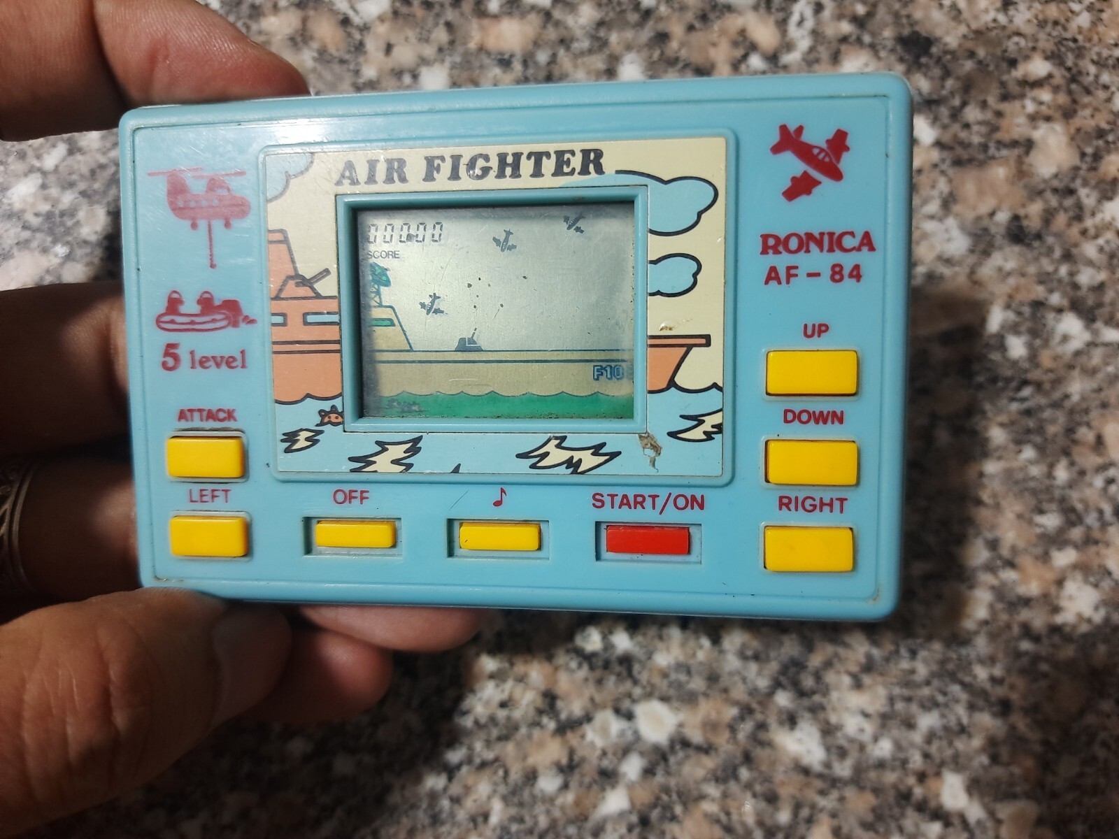 Vintage Ronica Af-84 Air Fighter scacciapensieri handheld LCD game ...