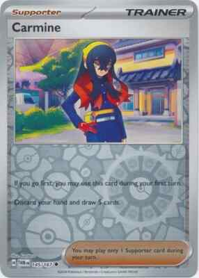 Carmine - 145/167 - Pokemon TCG Twilight Masquerade (2024) - NM ...