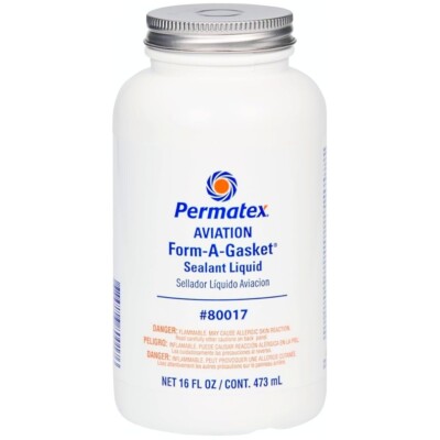 Permatex Aviation Form-A-Gasket No. 3 Sealant Liquid 473ml 80017 Non ...