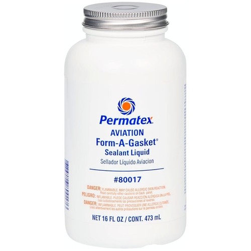 Permatex Aviation Form-A-Gasket No. 3 Sealant Liquid 473ml 80017 Non ...