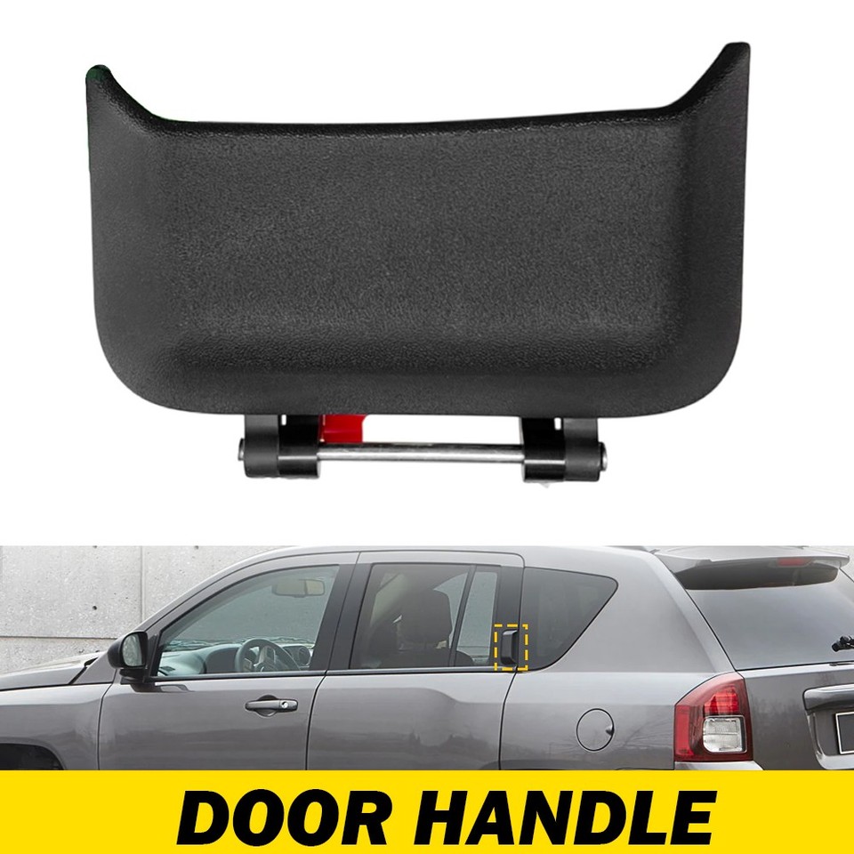 Rear Black Plastic Exterior Door Handle For Jeep Compass 2007-2016 Left ...
