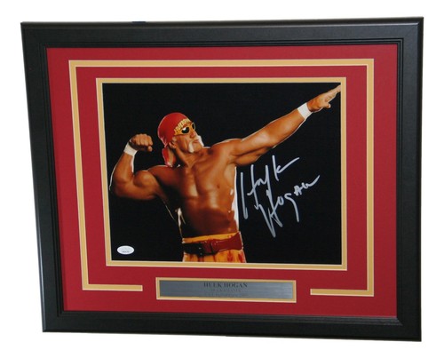 Hulk Hogan Autographed 11x14 Photo Framed JSA WWE WWF Wresting | eBay