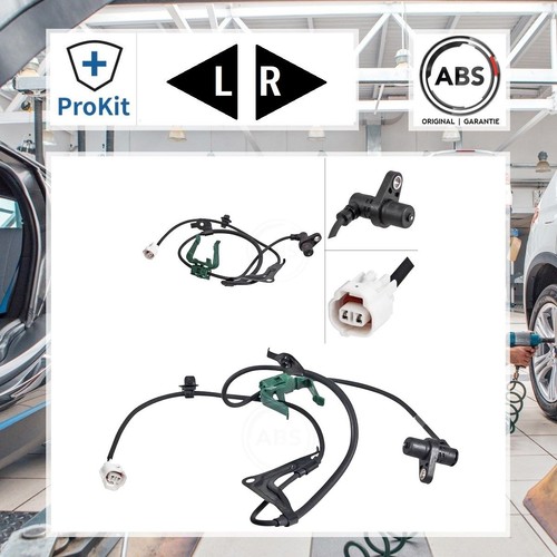 2x A.b.s. Sensor, Raddrehzahl Links, Rechts für Toyota PICNIC NADIA ...